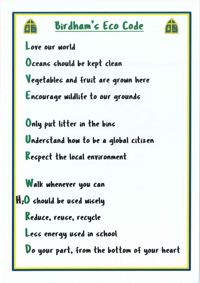 Birdham CE Primary School - ECO Team